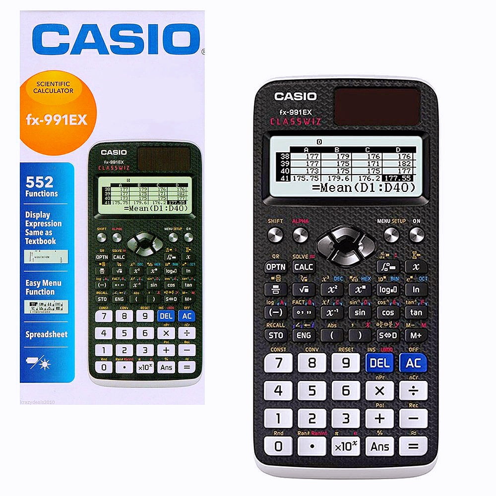 Calculadora Científica Original Casio FX-991EX 991ES Plus 82MS Calculadoras Nueva Edición 240 ...