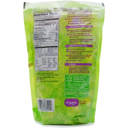 Great Value Organic Tri-Color Quinoa, 16 oz - Walmart.com
