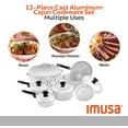 Imusa 13pc Heavy Duty Cajun Aluminum Kitchen Cookware Set - Walmart.com