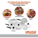 Imusa 13pc Heavy Duty Cajun Aluminum Kitchen Cookware Set - Walmart.com