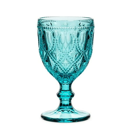 Abbott Collection AB-27-CAPRI-GOB 6.5 in. Jewel & Bead Pattern Wine ...