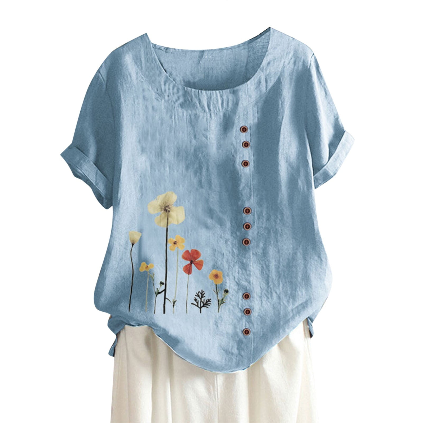 Click here for Tsadfhji Muslin Blouse Womens Linen Blouse Womens... prices