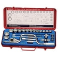 Genius Tools 23 Piece 1/2" Dr. SAE Hand Socket Set (12-Point) - TW ...
