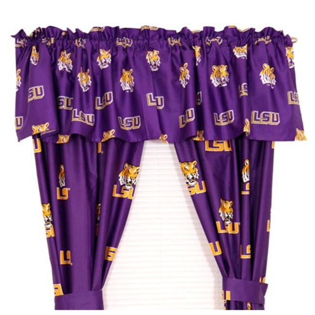 LSU Printed Curtain Panels 42 in. X 84 in. - Walmart.com