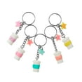 Claire's Coffee Cup Best Friend Keychain Set, Multi-Color, 5-Keychains ...