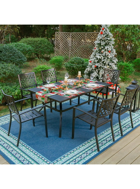 7 Piece Patio Dining Set in Patio Dining Sets - Walmart.com