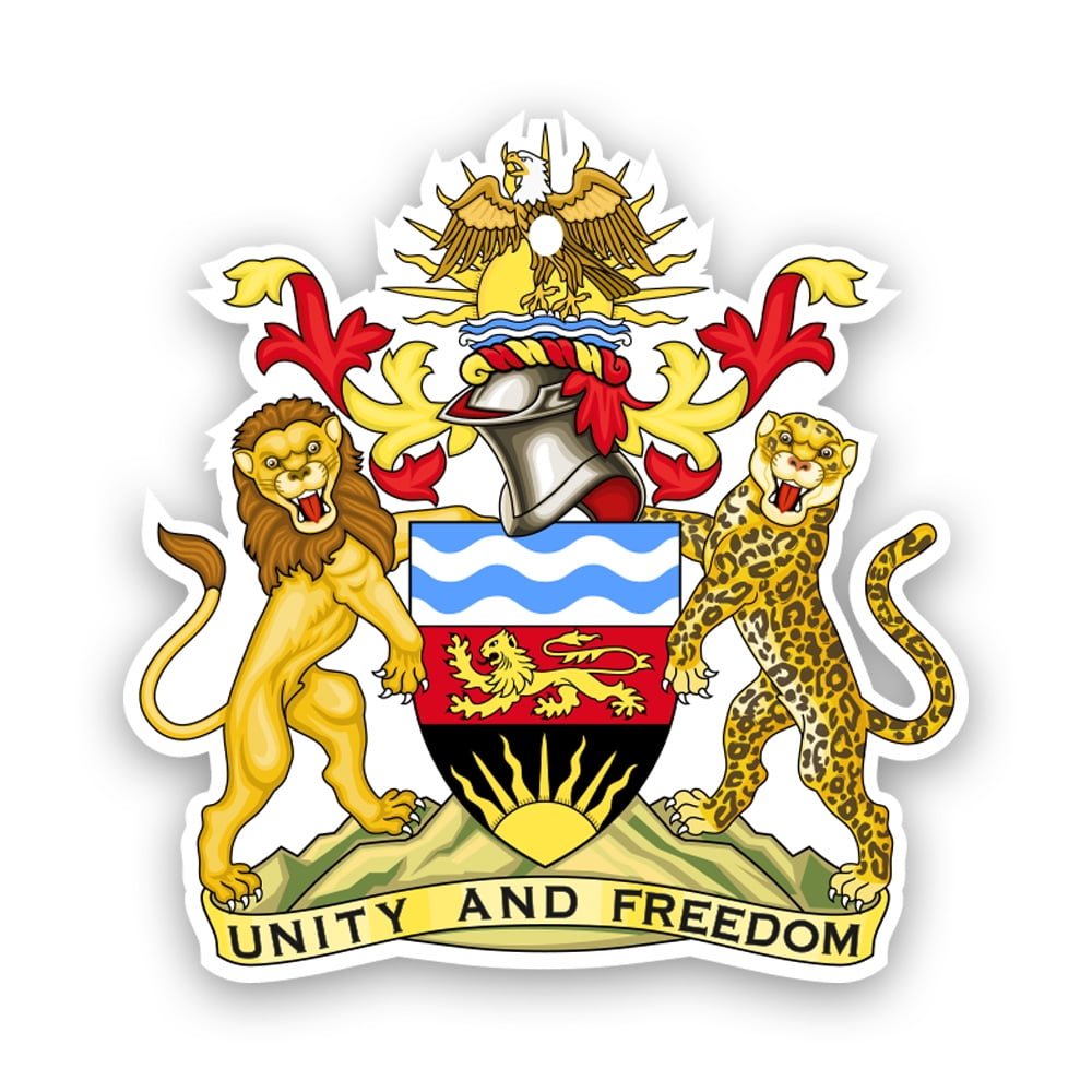 Malawian Coat of Arms Sticker Decal - Self Adhesive Vinyl ...