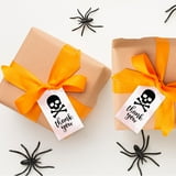 Koyal Wholesale 100-Pk Skull Halloween Gift Tags With String, Favor Bag ...