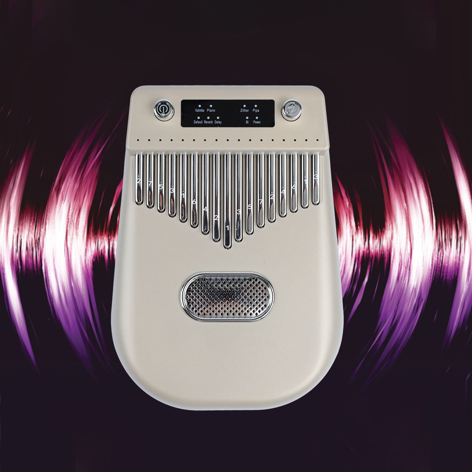 Kalimba electrónica inteligente de 17 Teclas ANGGREK con Partituras ...