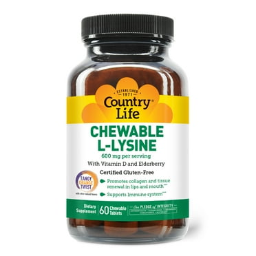 Solgar l-lysine tablets, 1000 mg, 250 ct - Walmart.com