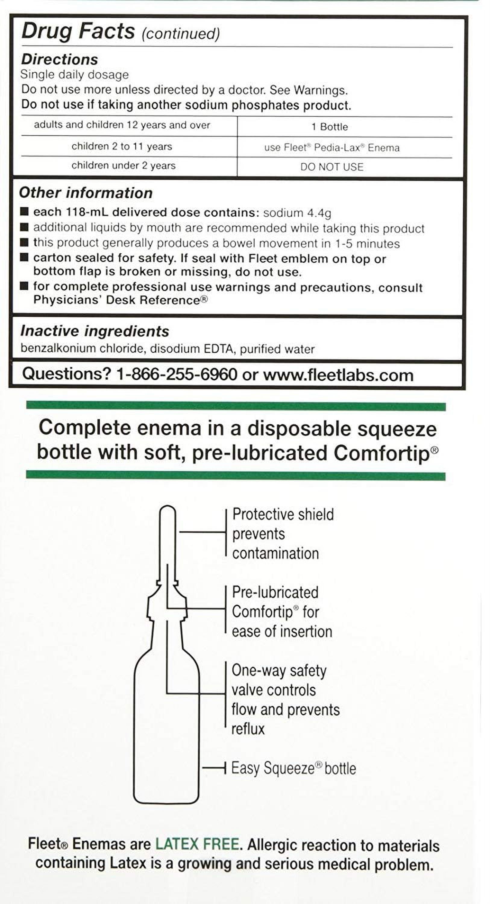 Fleet Enema Instructions