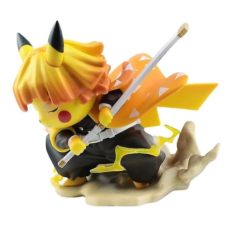 Demon Slayer Figure Model Pikachu Drag Doll Gift Action Figure ...