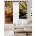 Grey Stone Blackout Curtains for Bedroom/Living Room, Thermal Insulated ...