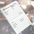 100 Pcs 2 Part Carbonless Maintenance Request Form Book 5.5 x 8.26 Inch ...