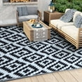 Free Shipping! Flngr Outdoor Plastic Straw Rug,6 x 9 ft Waterproof ...