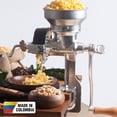 Victoria Manual Low Hopper Food Grinder & Mill, Heavy-Duty Cast-Iron ...