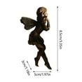 Blarkrus Garden Fairy Statue Resin, Decorative Potted Plant Ornament ...