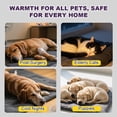 UNCN Dog Cat Heating Pad, Pressure Activated, Large, Electric Heated ...