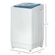 HOMCOM 2-In-1 Washing Machine and Spin Dryer, 1.38Cu.Ft Fully Automatic ...