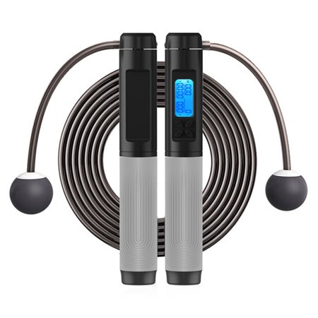 Automatic Electric Jump Rope with Cordless and Corded Mode for Gym ...