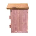 Vundahboah Amish Goods Screech Owl House Box for Nesting- Handmade in ...