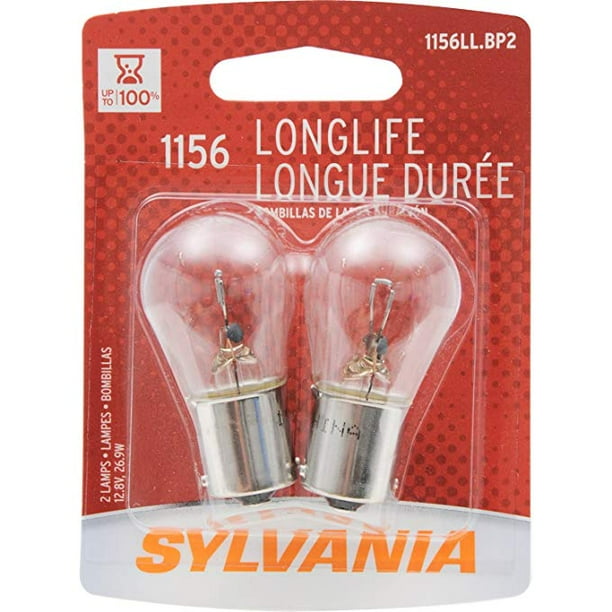 SYLVANIA 1156 Long Life Miniature Bulb, (Contains 2 Bulbs) - Walmart ...