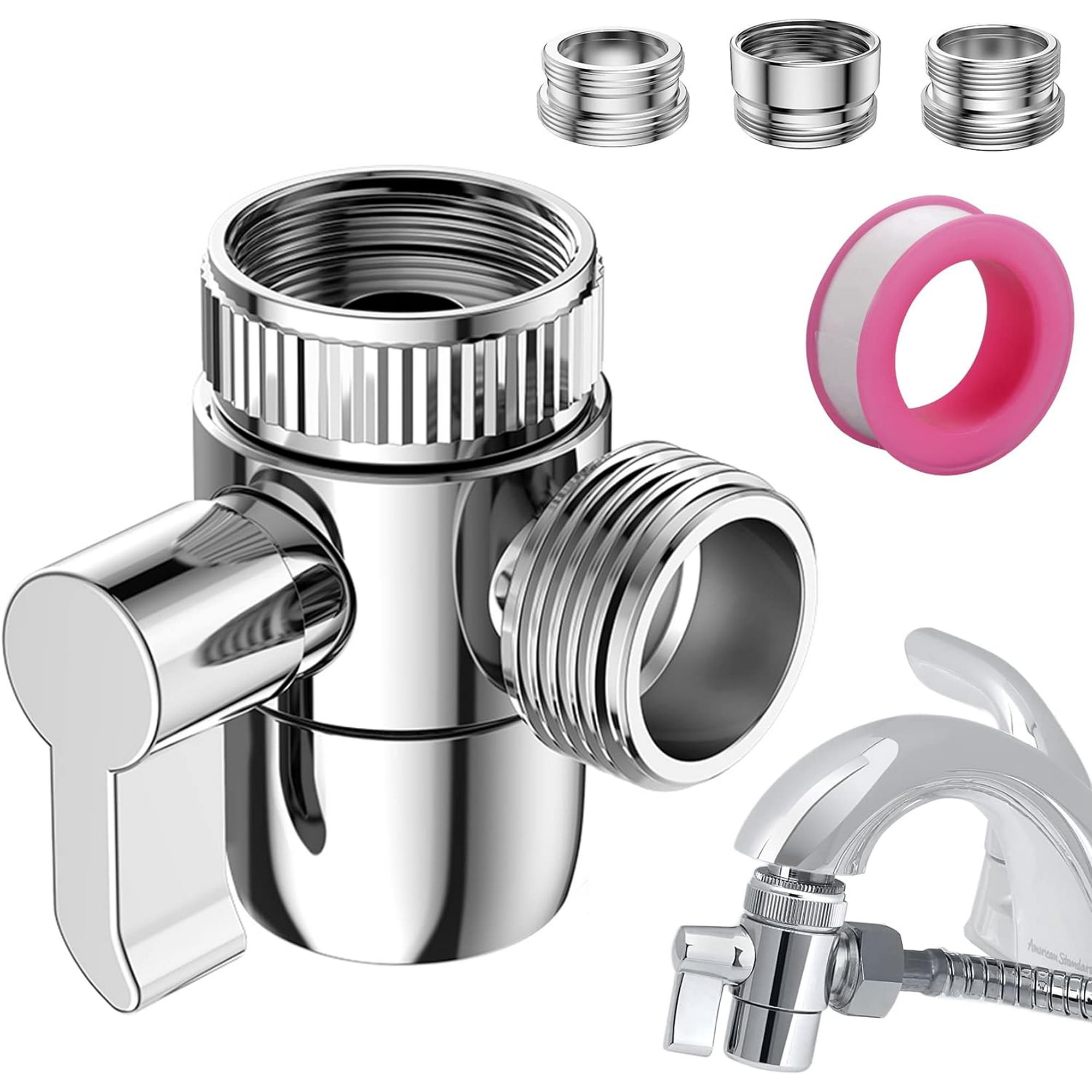 Click here for Ghsdfbb Faucet Diverter Valve With Aerator  3-Way... prices