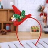 TureClos Christmas Hat Headband Universal Pointed Caps Hair Band Xmas ...