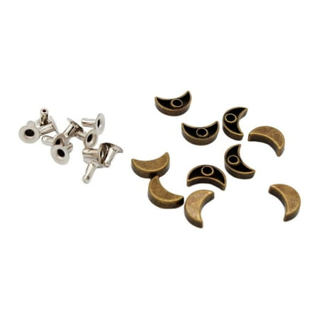 10 Sets of Hollow Rivets for Leather, Leather Rivets, Belt Rivets Rivet ...