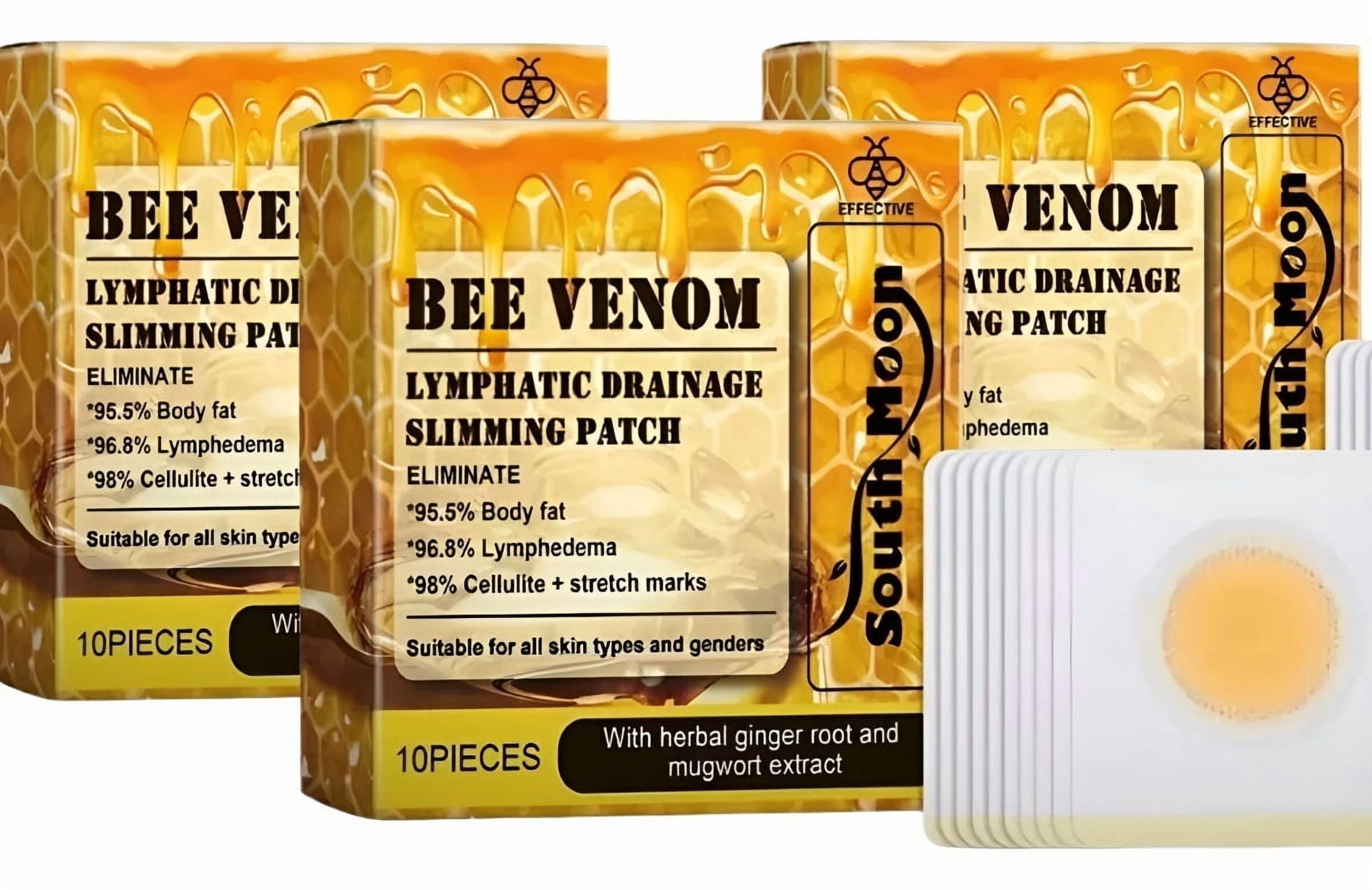 Veneno De Abeja Parche Adeazante Drenaje Linfatico, 3 Unidad | Bodega ...
