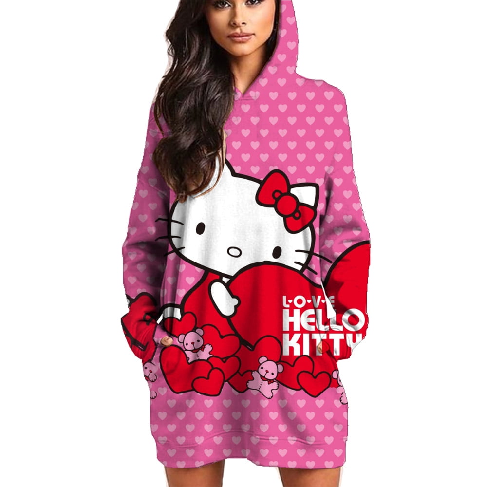 Click here for Unbranded Hello Kitty-Robe Longue À Capuche Pour F... prices