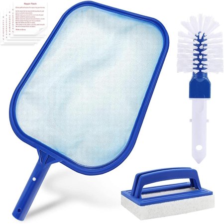 Swimming Pool Cleaning Kit, Swimming Pool Net with Cleaning Brush ...