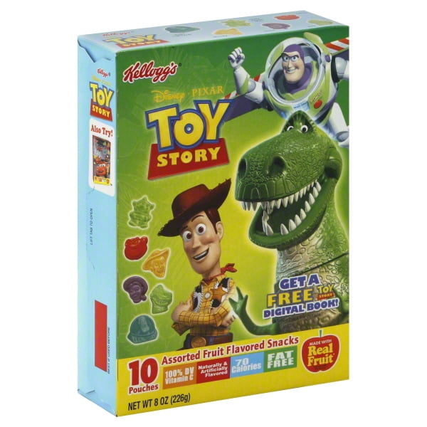 Kelloggs Disney Pixar Toy Story Assorted Fruit Flavored Snacks Pouches