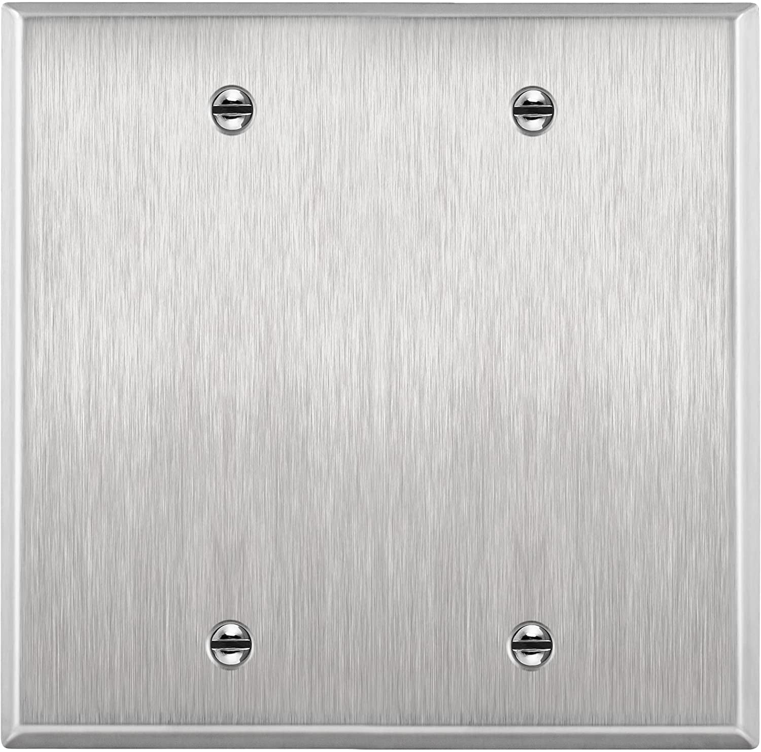 ENERLITES Blank Device Stainless Steel Wall Plate, Metal Corrosive ...