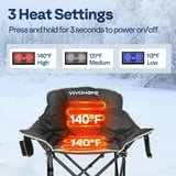 SPECSTAR Oversized Heated Camping Chair, 12V 20W PD Fast Charging Type ...
