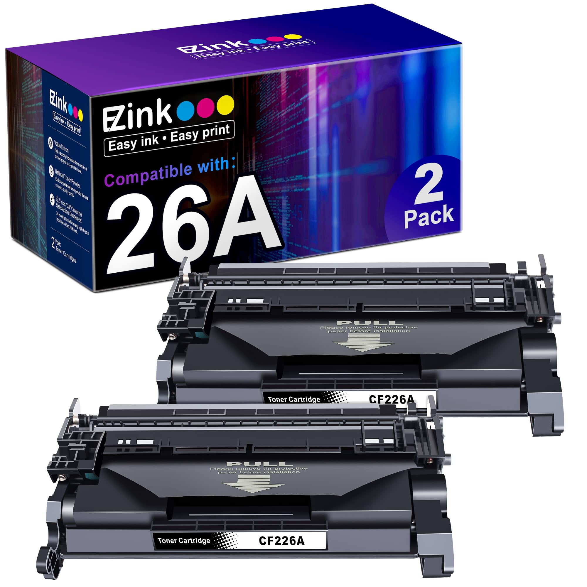 Cartucho De Tóner Compatible Con E-Z Ink De Repuesto Para Hp 26A Cf226A ...