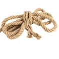 ZEONHAK 5/8 Inch x 36 feet Natural Burlap Jute Twine Rope, Extra Thick ...