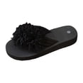 BRICH Flip Flops for Women Flower Dressy Wedges Platform Flat Sandals ...