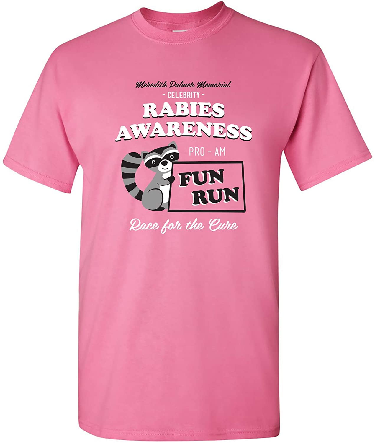 Rabies Awareness Fun Run - Adult Unisex T Shirt - X-Large - Azalea ...