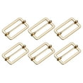 Slides Buckles, 6 Pack 30x15x2mm Metal Roller Pin Buckles, Gold Tone ...