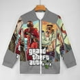 Grand Theft Auto Game Fashion Jacket Mens Windbreaker Coat Lightweight ...