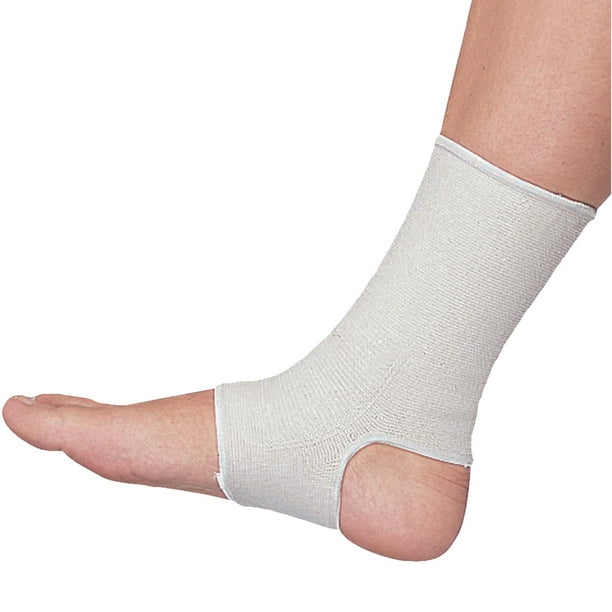 Champion Firm Elastic Ankle Support, White, Medium - Walmart.com ...