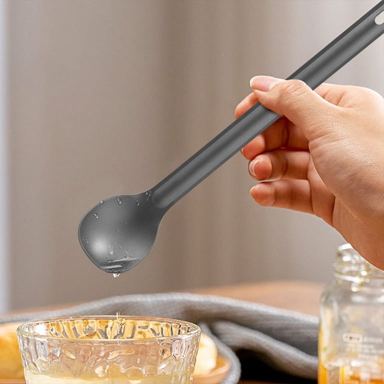 Long Handled Spoons 1Pcs Titanium Spoon 21.5Cm X 3.9Cm Camping Spoon ...