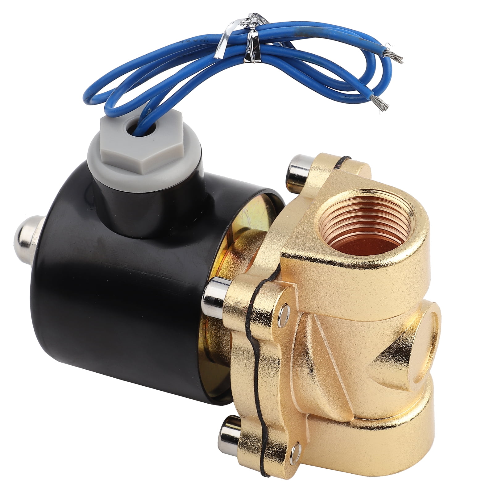 Electric Valve,DC 12V 1/2" Normal NC Solenoid Valve Electric Magnetic ...