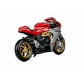 MV Agusta Superveloce 800 Motorcycle Red and Silver with Figure 1/64 ...