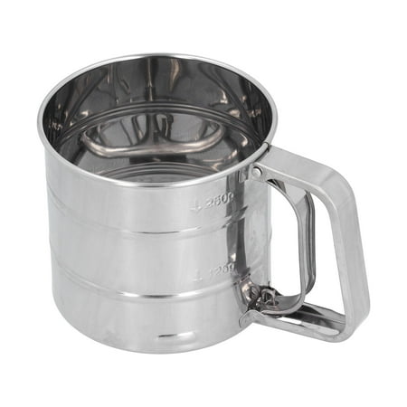 Flour Sifter Stainless Steel Hand Held Sifter Baking Sugar Sifter For ...