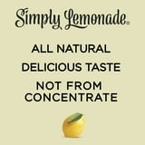 Simply Non-GMO Sweet Lemonade Drink, All Natural, 52 fl oz Bottle ...