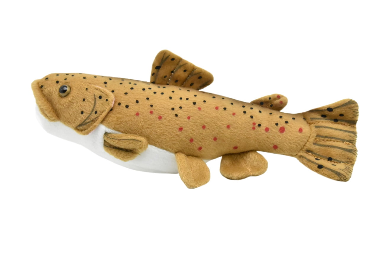 Brown Trout, Fish, Realistic, Very Nice Plush Animal 10" F2403 BB60 ...