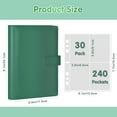 UniMall A5 Photocard Holder and Binder, PU Leather 6-Ring Album with ...