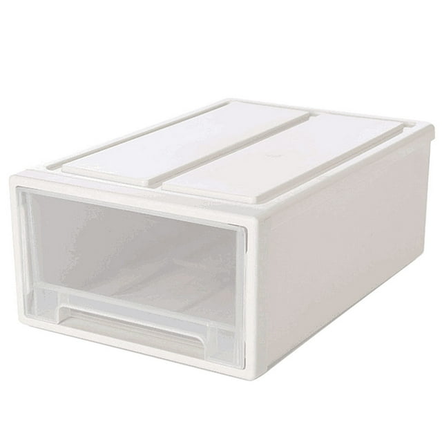 Trayknick Transparent Stackable Drawer Storage Box - Household Plastic ...